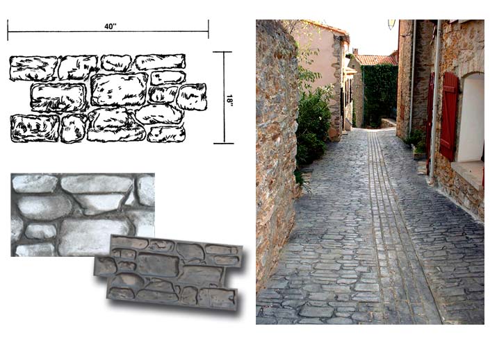 Euro Fieldstone Stamps – Concrete and Curbing Source