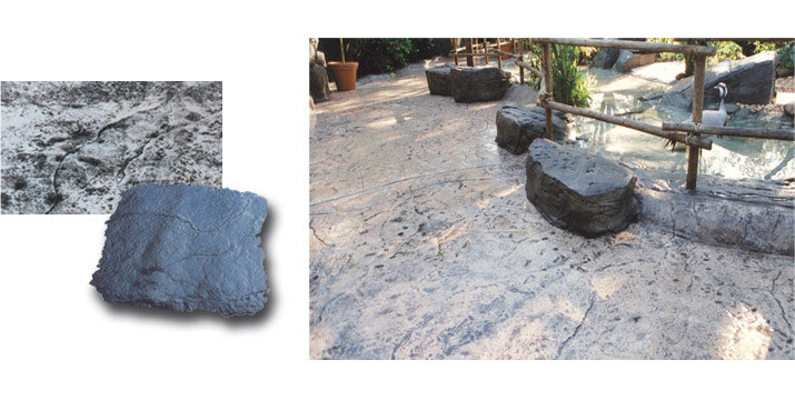 Slate Texture Skin - 5' x 5' – Concrete and Curbing Source